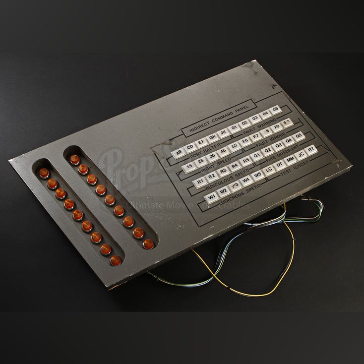 Spaceball One Indirect Command Panel | SPACEBALLS (1987)