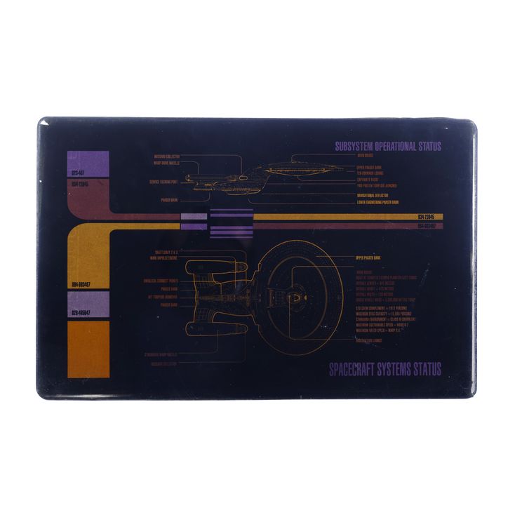 Lot 348 - Main Engineering Master Systems Display Table LCARS Keypad ...