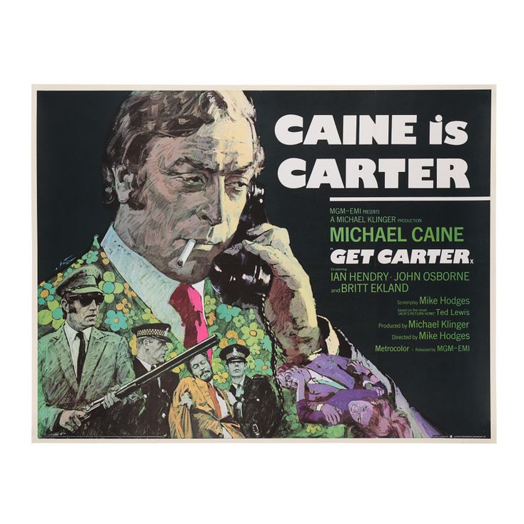 Lot # 1147: GET CARTER (1971) - UK Quad Poster