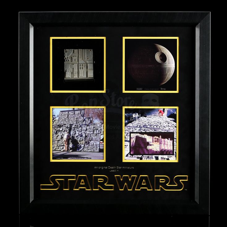 Framed 3x3 Death Star Surface | STAR WARS: A NEW HOPE (1977)