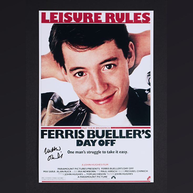 Lot 107 - Collectible Poster Live Auction - Matthew Broderick ...