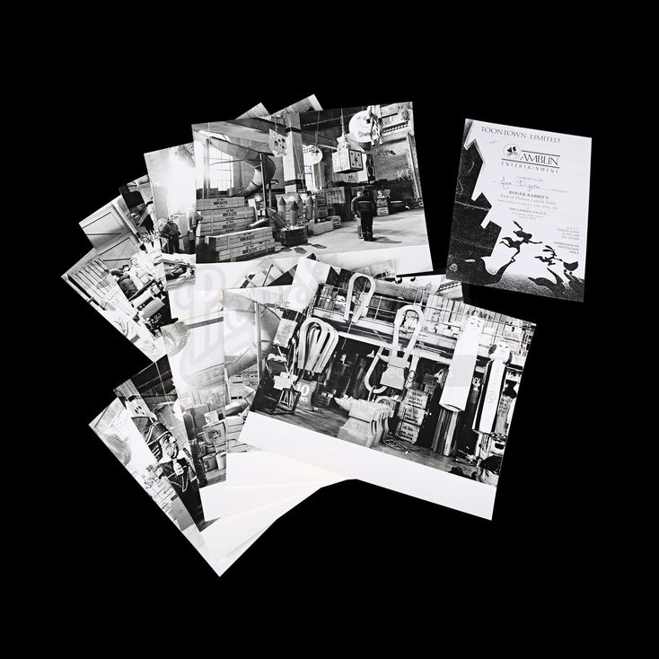 Set of ACME Factory Photos and Lunch Ticket | WHO FRAMED ROGER RABBIT ...