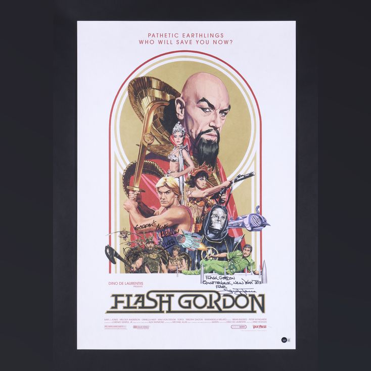 Lot #110 - FLASH GORDON (1980) - Brian Blessed and Sam J. Jones ...