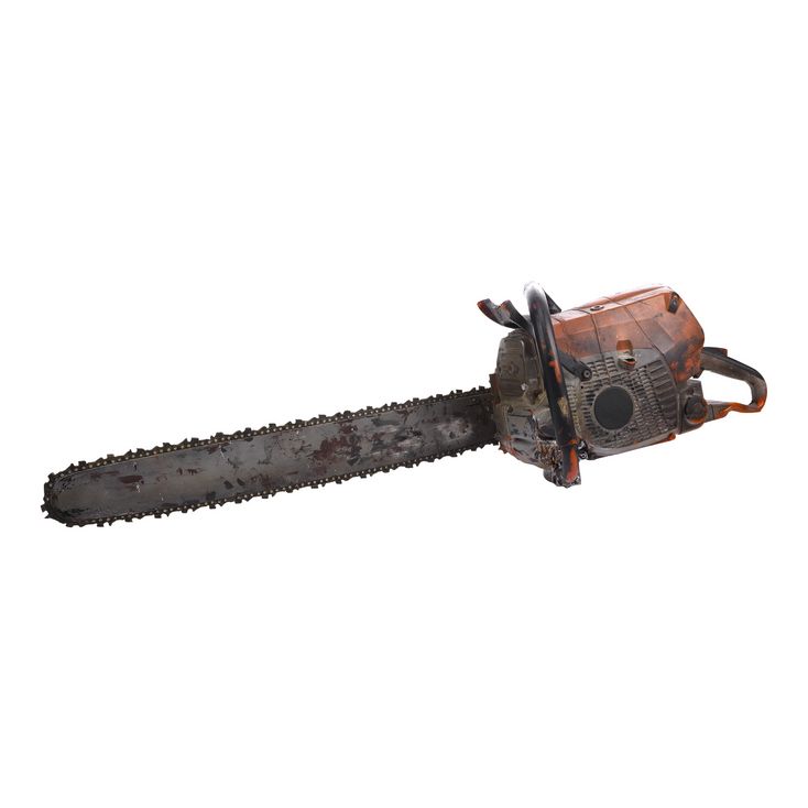 446. Dan Yeager-Autographed Bloodied Leatherface Stunt Chainsaw | TEXAS ...