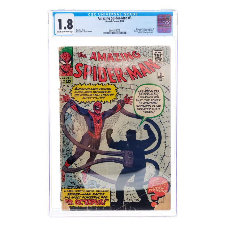 Lot 1466 - The Amazing Spider-Man No. 3 CGC 1.8 | MARVEL COMICS