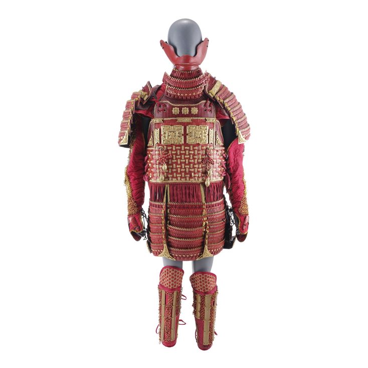 488. Red Ako Clan Partial Samurai Warrior Costume | 47 RONIN (2013)
