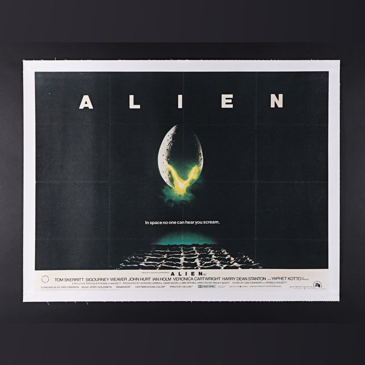 Lot 12 - Collectible Poster Live Auction - UK Quad - Linen-Backed, 1979 ...