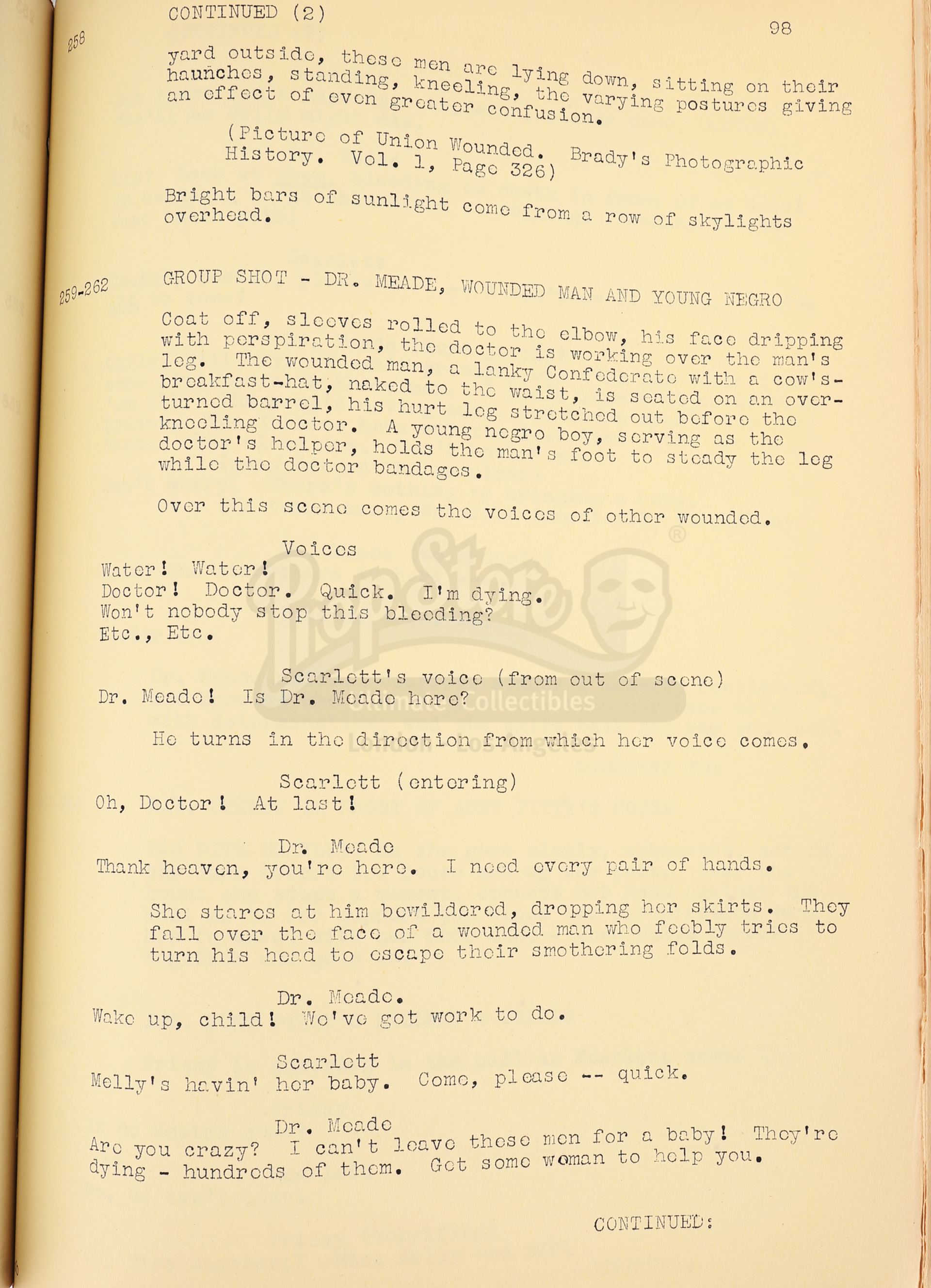 Production-Used Script | GONE WITH THE WIND (1939)