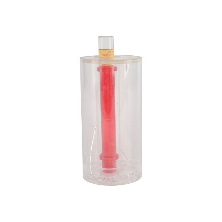 Lot 22. DeLorean Time Machine Plutonium Canister with Replica Red ...