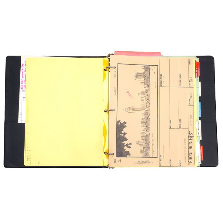886. Storyboard Production Binder | GHOSTBUSTERS (1984)