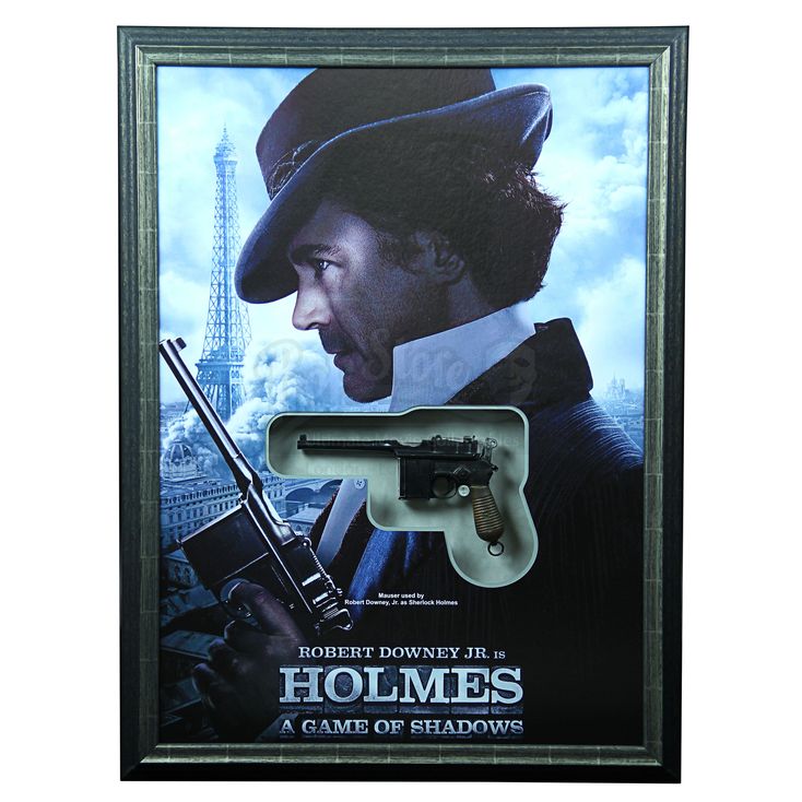 Sherlock Holmes (Robert Downey Jr) Mauser Pistol Display | SHERLOCK ...