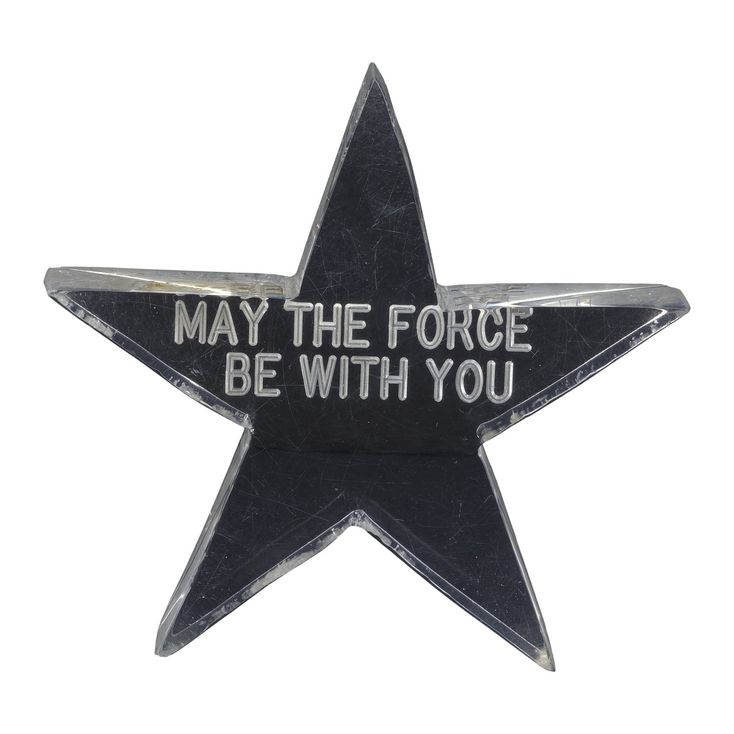 Lot # 880: STAR WARS: A NEW HOPE (1977) - Lucite Star Crew Gift with ...