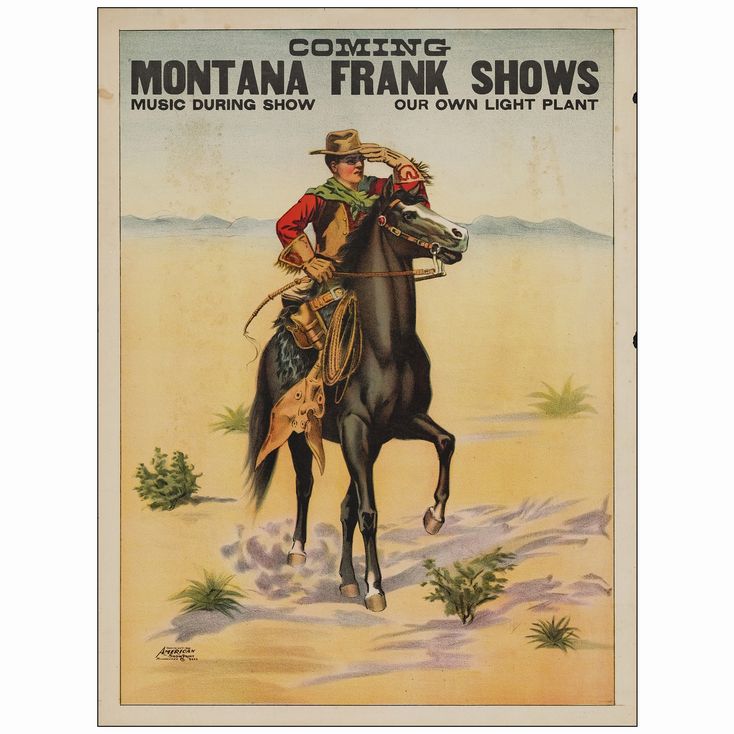 507: Promotional Poster (21 x 27.5 ); Fine Rolled ### MONTANA FRANK ...