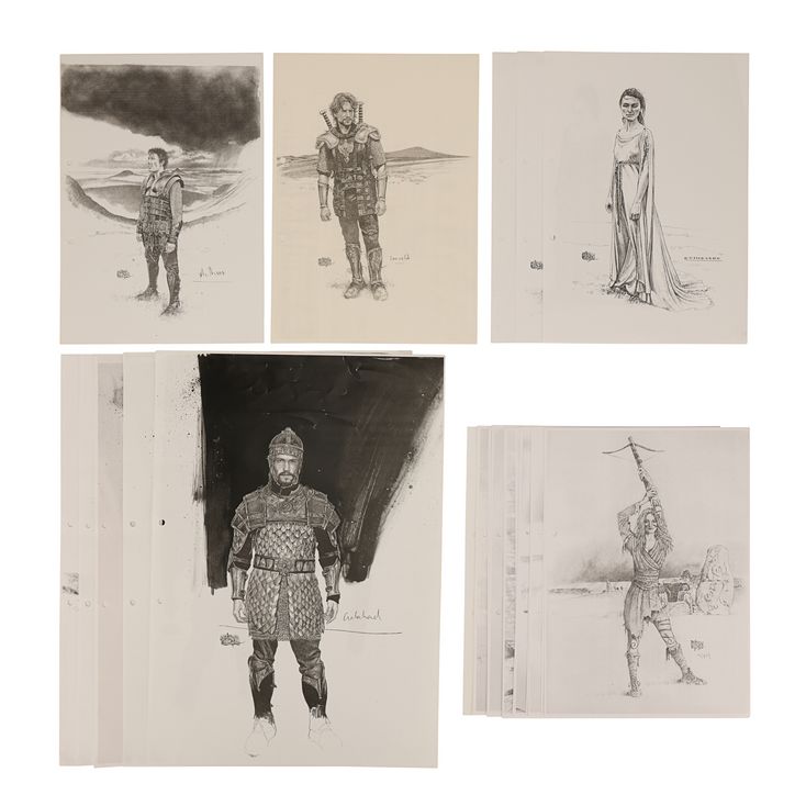Darrell Warner Costume Design Prints | KING ARTHUR (2004)
