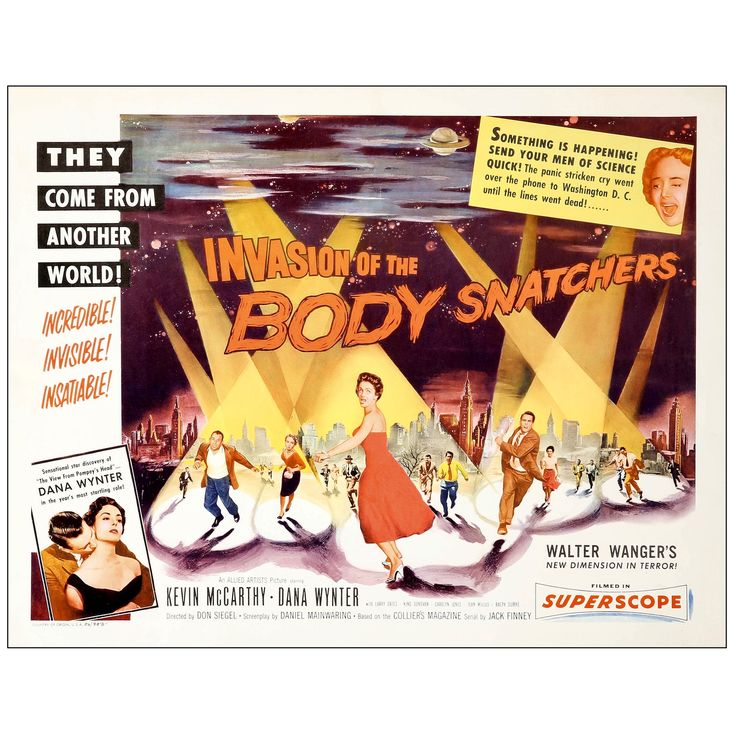 Lot # 157: INVASION OF THE BODY SNATCHERS - Half Sheet (22 x 28 ...