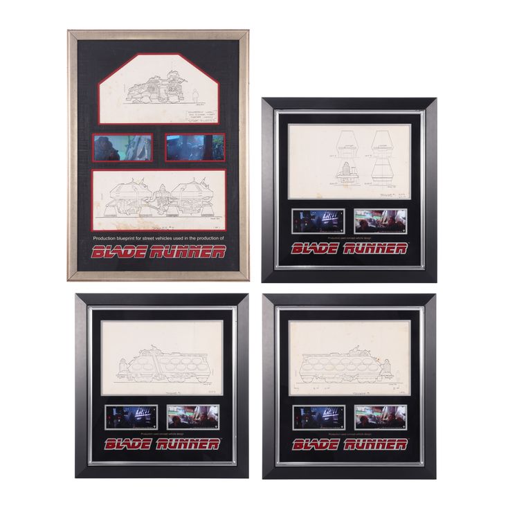 Lot #932: BLADE RUNNER (1982) - Geoff Hutchins Collection: Four Framed ...