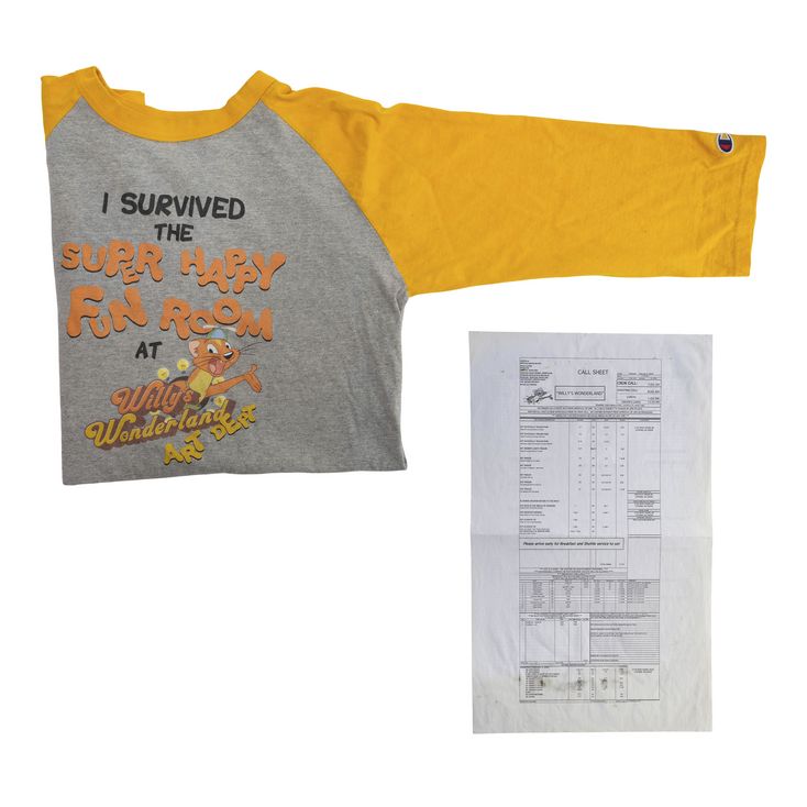 Lot # 1679: WILLY'S WONDERLAND (2021) - Art Department Crew Shirt and ...
