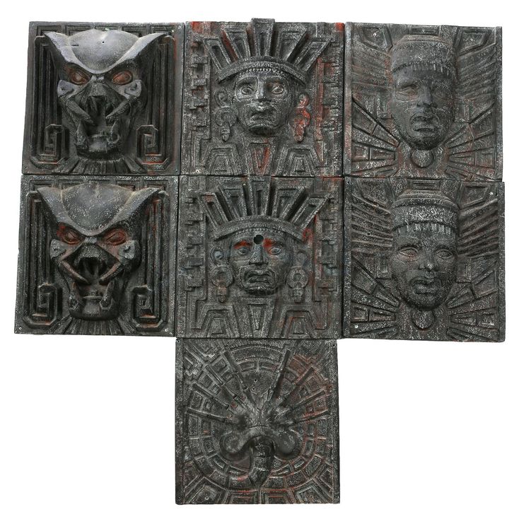 Set of Seven Antarctic Pyramid Tiles | AVP: ALIEN VS. PREDATOR (2004)