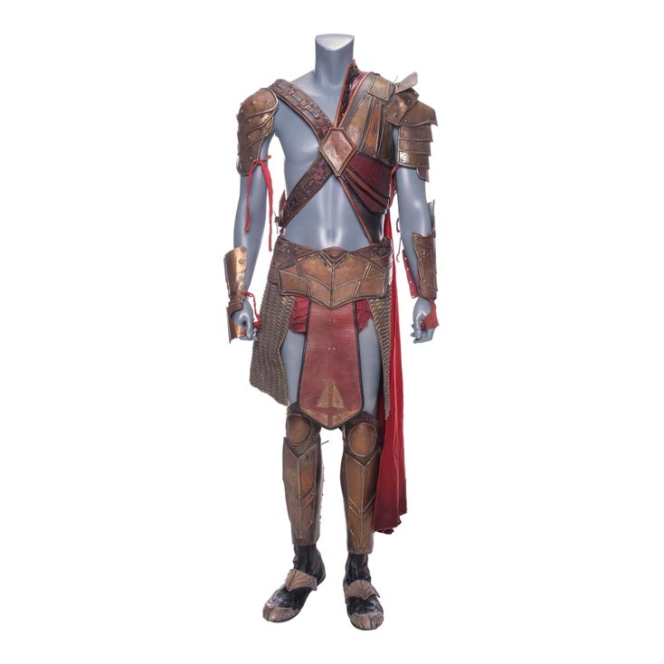 Lot # 1385: JOHN CARTER (2012) - Male Zodangan Warrior Armour and Uniform