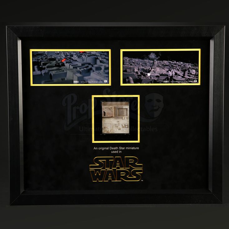 Death Star Surface Framed Display | STAR WARS: A NEW HOPE (1977)