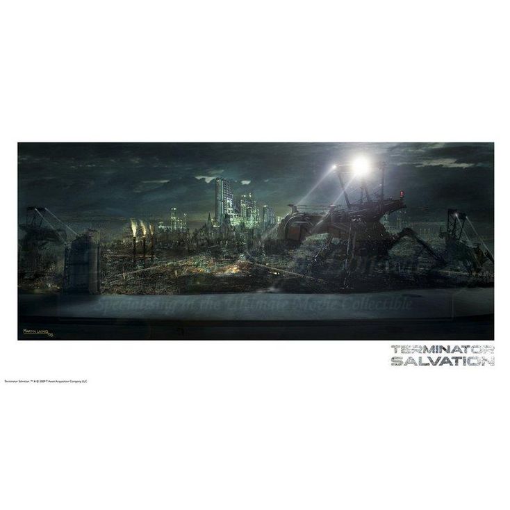 Limited Edition Concept Art Prints - Skynet Approach | TERMINATOR ...