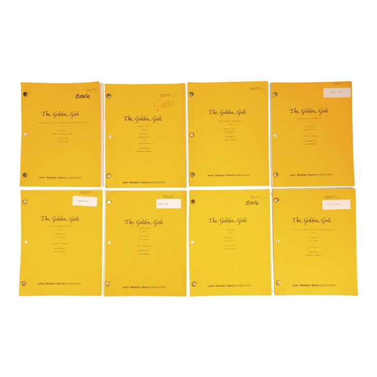 Lot 846 - Rich Weaver Collection One Estelle Getty-Signed Script with ...