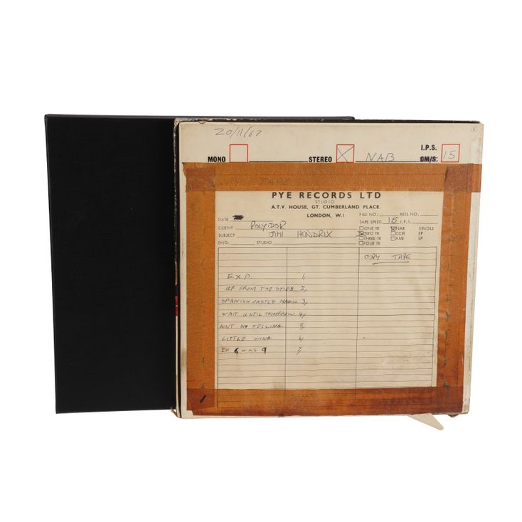 Lot # 538: JIMI HENDRIX - The Patricia Trixie Sullivan Collection: Axis ...