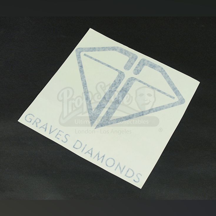 Graves Diamond Logo Sticker | JAMES BOND: DIE ANOTHER DAY (2002)