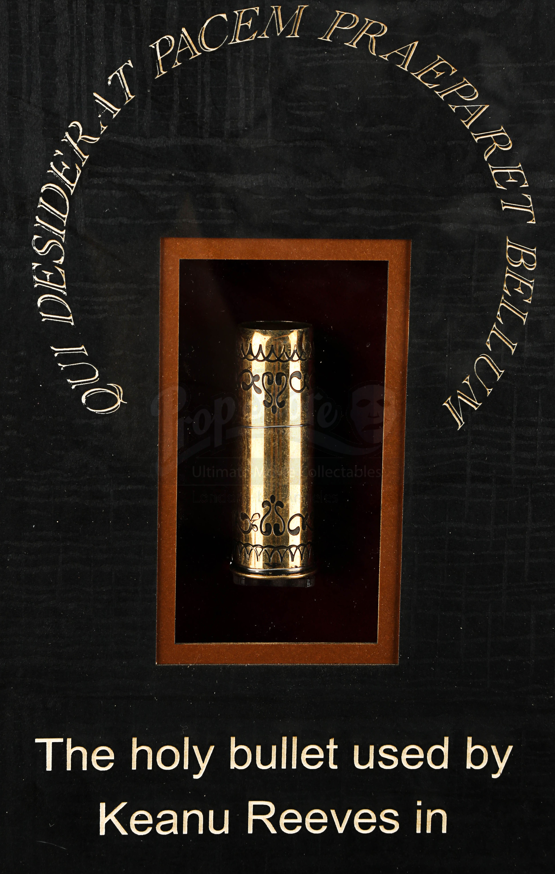 John Constantines (Keanu Reeves) Holy Shotgun Shell Display | Propstore ...