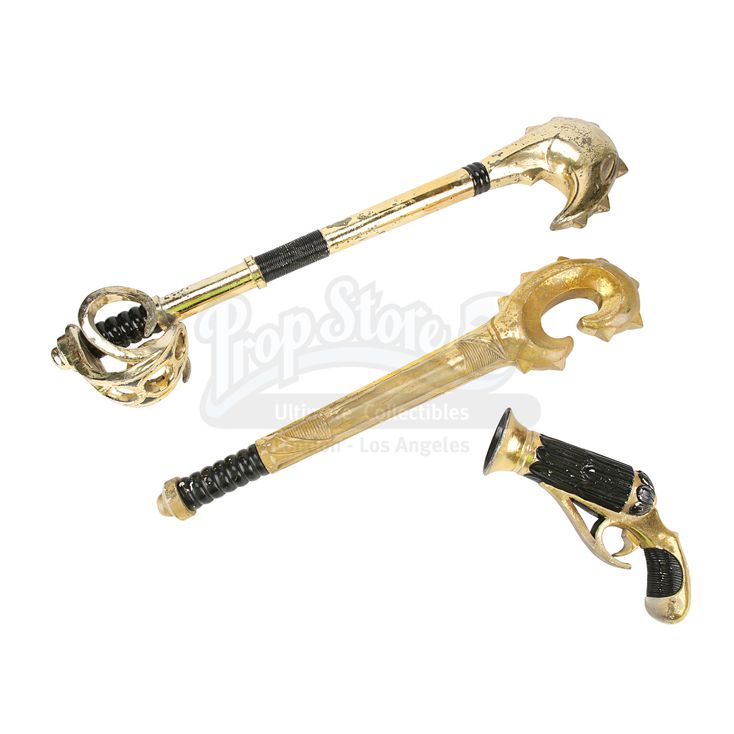 Pair of Hawkman Clubs and Pistol | FLASH GORDON (1980)