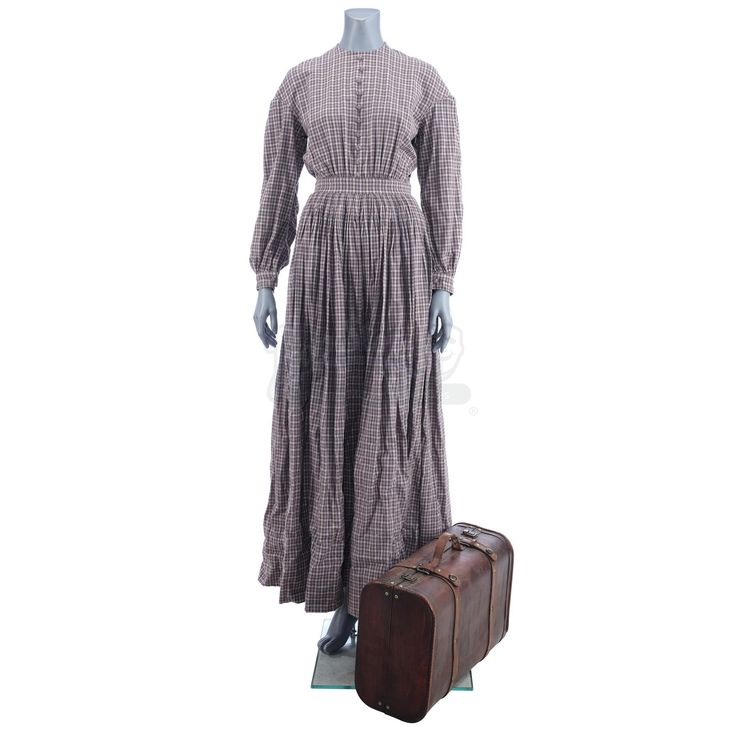 Alice Longabaughs (Zoe Kazan) Plaid Dress and Suitcase | BALLAD OF ...