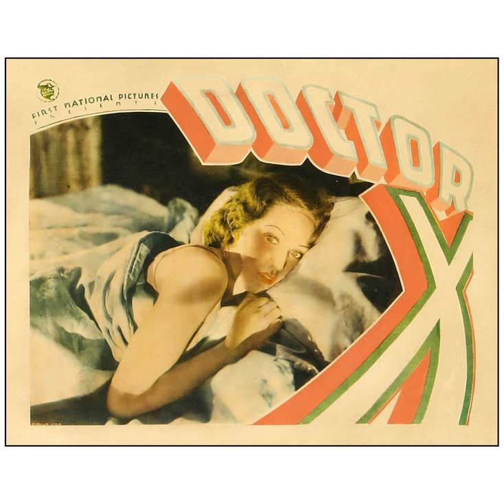 Lot # 67: DOCTOR X - Lobby Card (11 x 14 ); Good on Paper