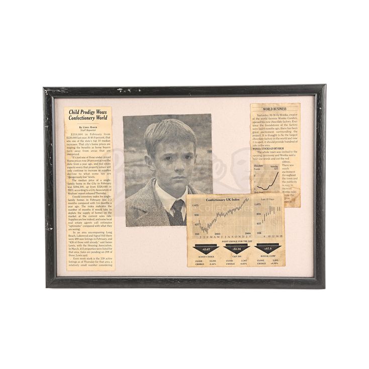 Child Prodigy Wows Confectionary World Newspaper Clippings | CHARLIE ...