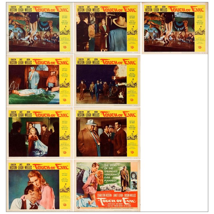 Lot # 868: TOUCH OF EVIL - Lobby Card Set (8) & Duplicate Lobby Card ...