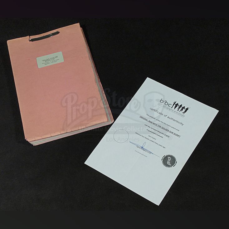 Rare Picture And Dialogue Export Script | JAMES BOND: THE MAN WITH THE ...