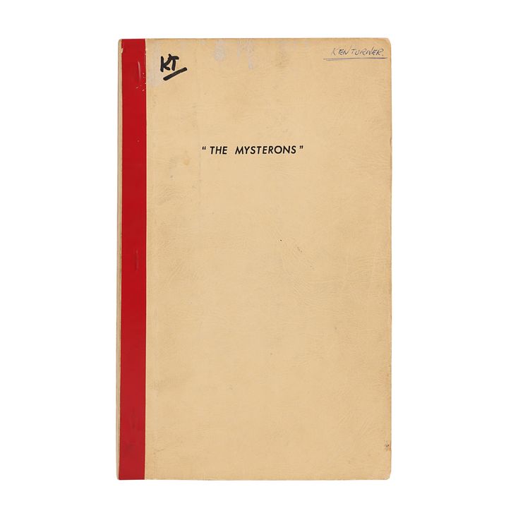 Lot 98 - Ken Turners Personal Annotated Pilot Episode Shooting Script ...