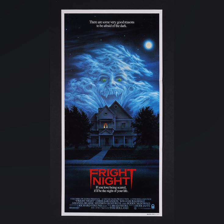 Lot 104 - Poster Live Auction - Australian Daybill, 1985 | FRIGHT NIGHT ...