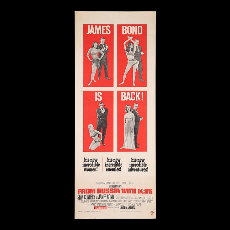 US Insert Poster, 1963 | JAMES BOND: FROM RUSSIA WITH LOVE (1963)