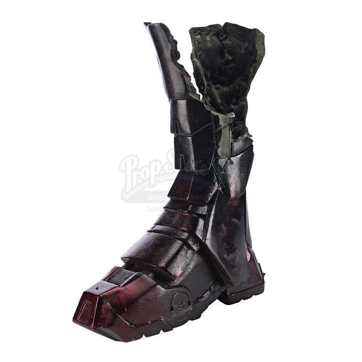Iron Mans (Robert Downey Jr.) Damaged Mark XVI Armored Boot | IRON MAN ...