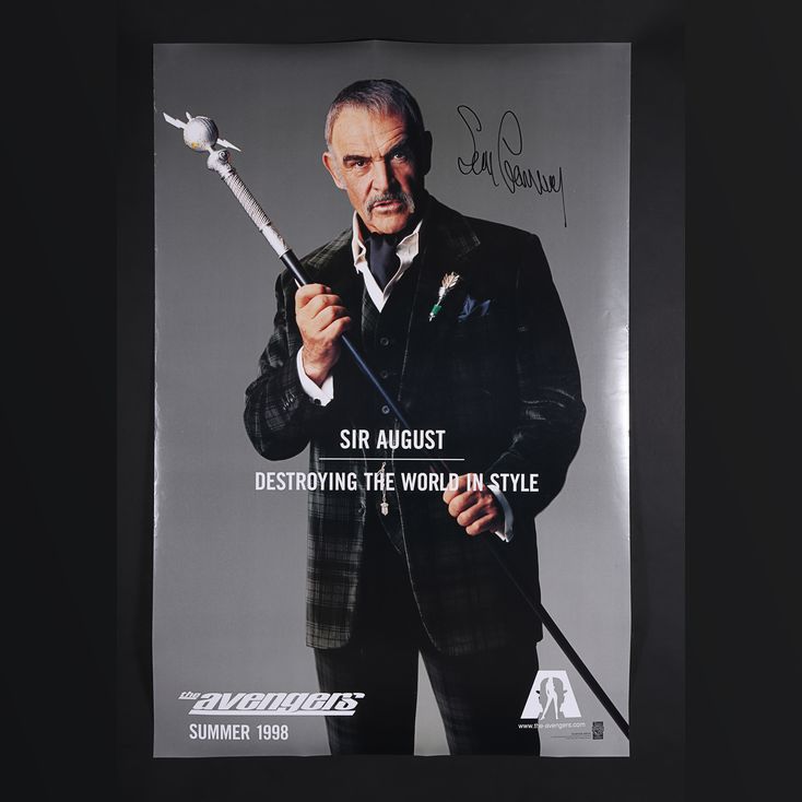 Lot 31 - Poster Live Auction - Sean Connery Autographed US One-Sheet ...
