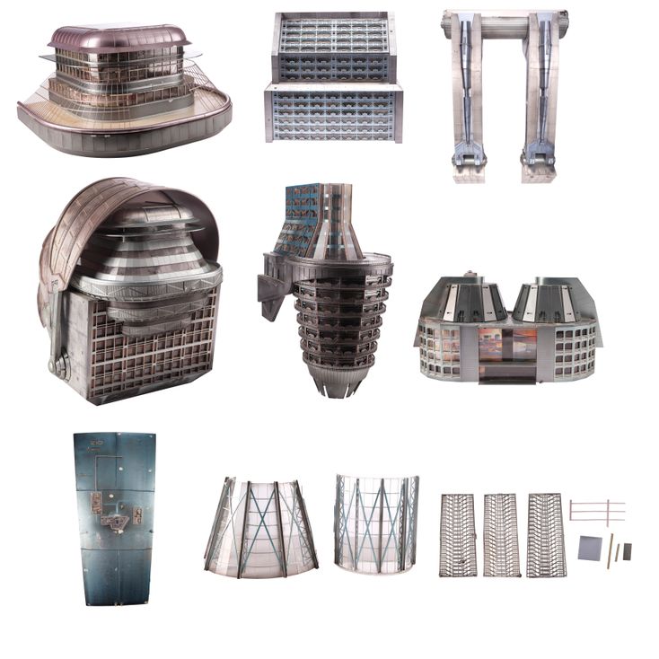 Lot # 253: JUDGE DREDD (1995) - Mega-City One Model Miniature Set