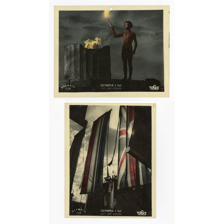 310. Vintage Original German Color Transparencies (2) (9 x 11.5 ...