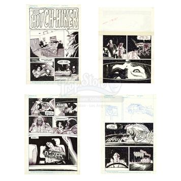 Lot # 822 : CREEPSHOW 2 (1987) - Set of Four Hand-Drawn Ron Frenz The ...