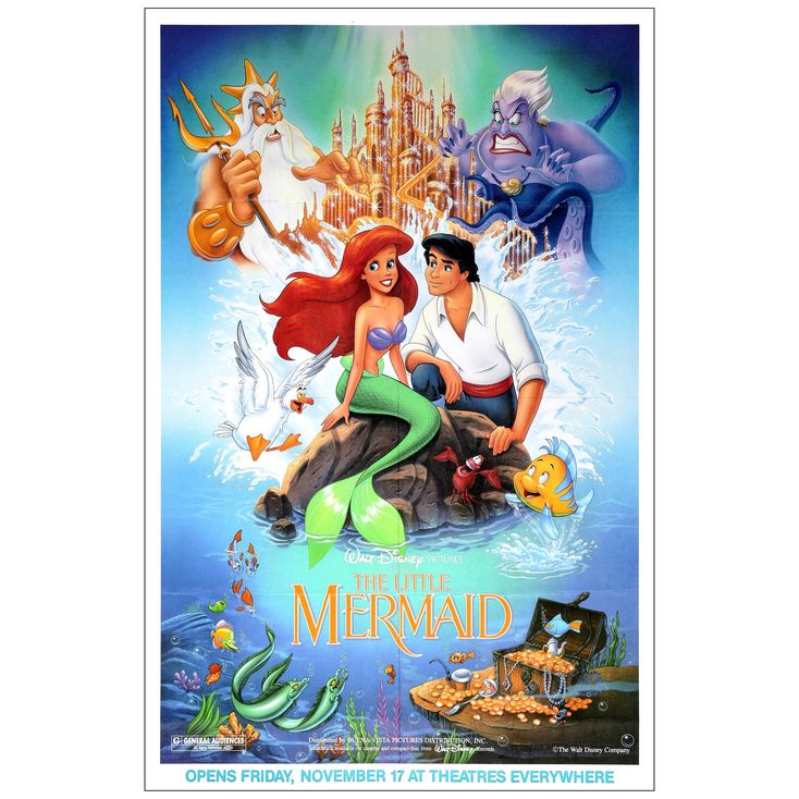 Lot # 955: THE LITTLE MERMAID - Half-Subway (29.5 x 45 ); New York ...