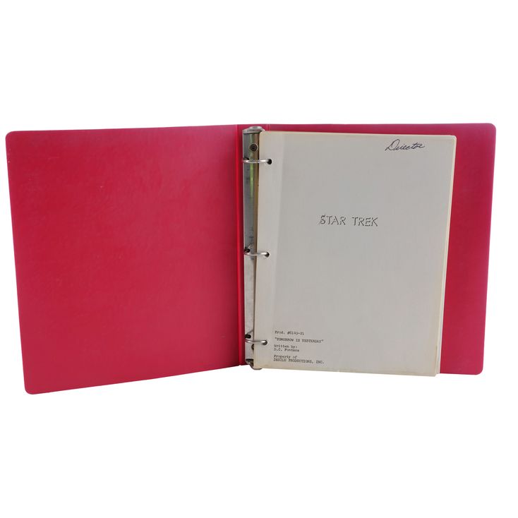 Lot 1157 - Director Michael OHerlihys Tomorrow is Yesterday Script ...