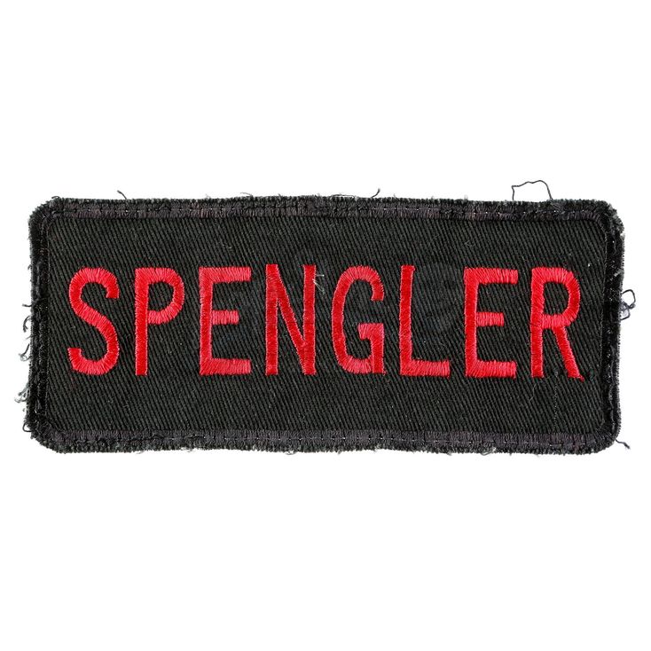 Egon Spenglers (Harold Ramis) Ghostbusters Uniform Patch | GHOSTBUSTERS ...