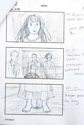 Original Hand Drawn Production Storyboards - Dinner Party | Prop Store ...
