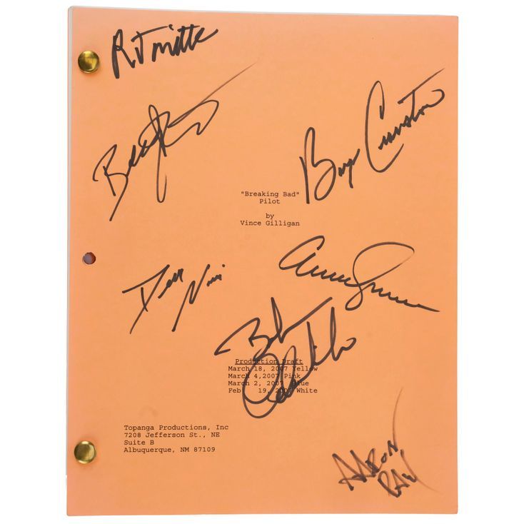 Lot # IT-185671 (LT-300581): BREAKING BAD (2008-2013) - Bound Cast ...