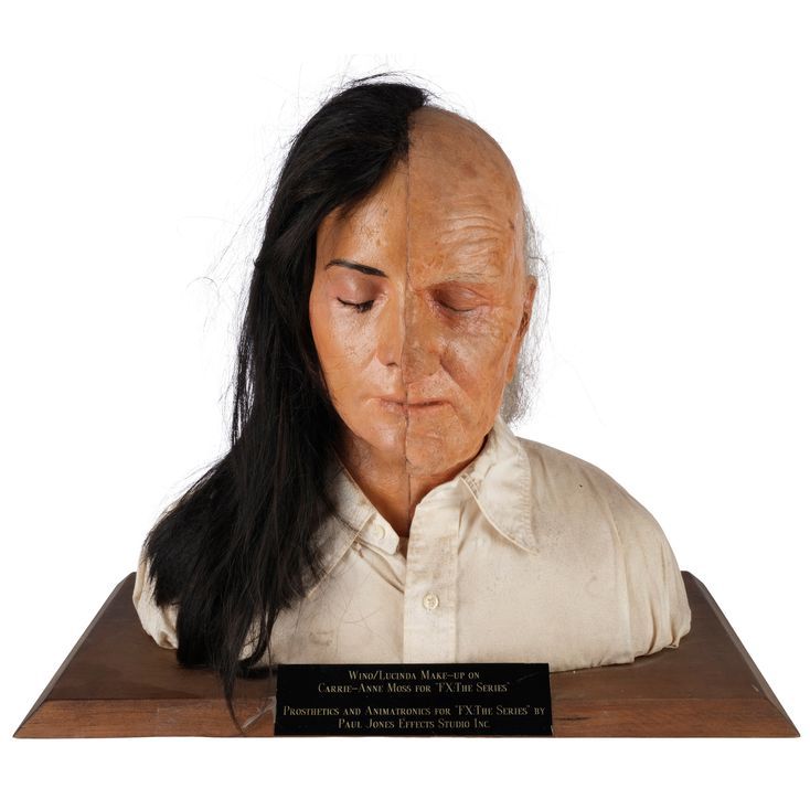 Lucinda Scott(Carrie-Ann Moss) SFX Make-Up Bust Display | F/X: THE ...