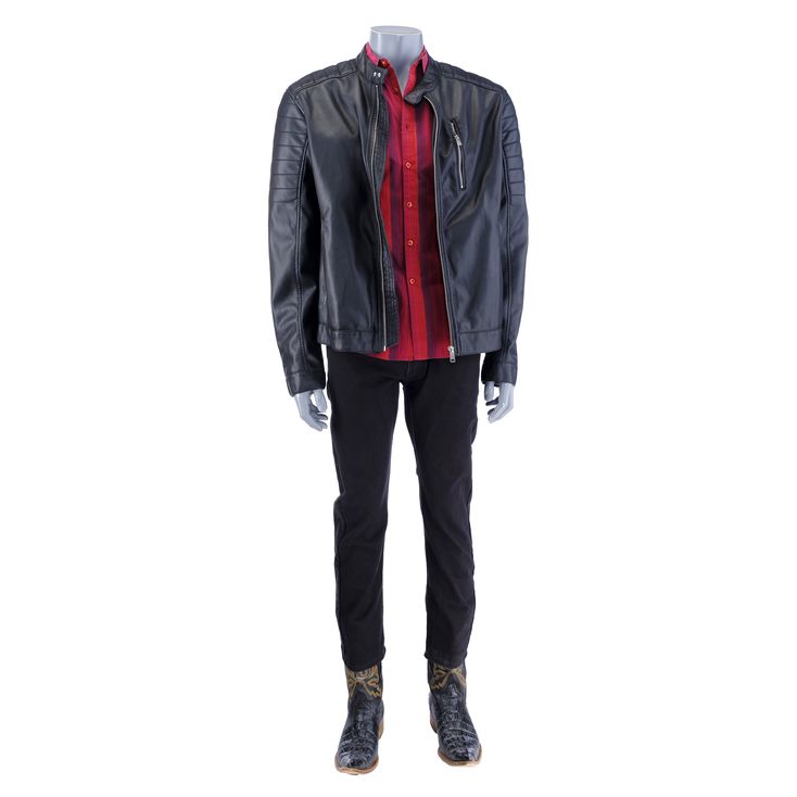 Nacho Varga (as played by Michael Mando) Leather Jacket with Red ...